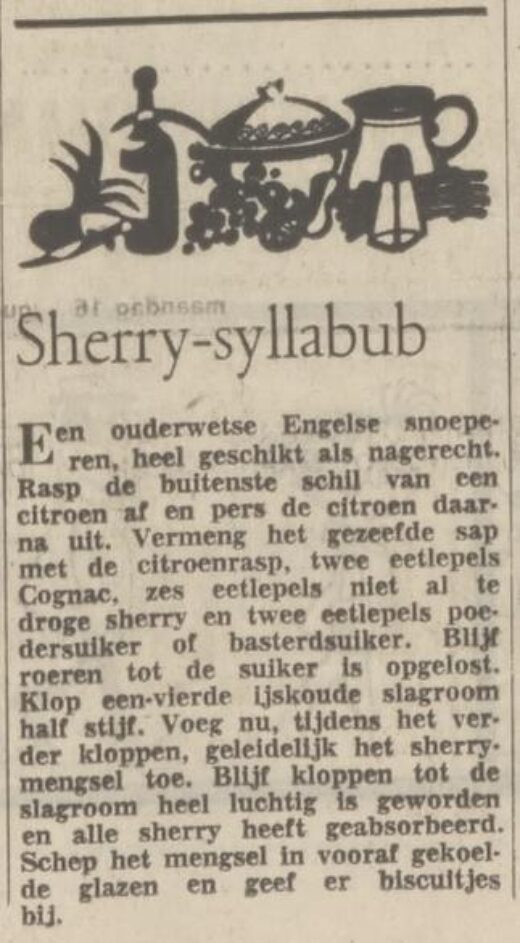 Allard Pierson | Kerstdessert: Everlasting Syllabub