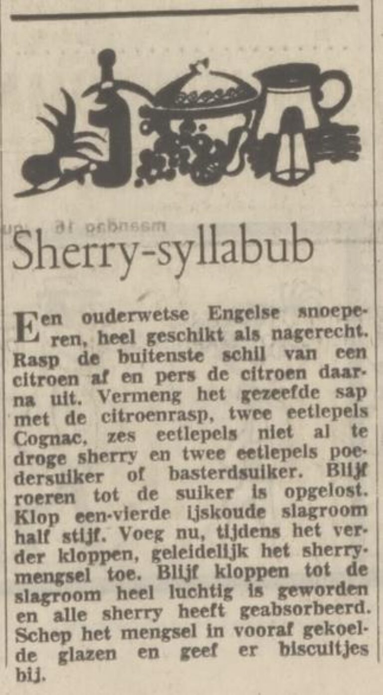 Allard Pierson | Kerstdessert: Everlasting Syllabub